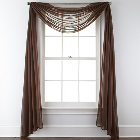 Click here for Home Expressions Lisette Sheer Scarf Valance  One... prices
