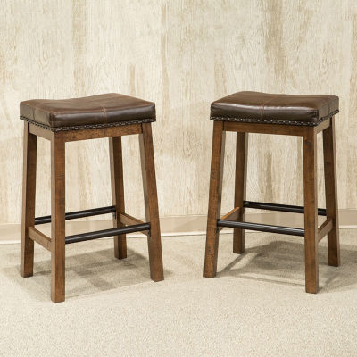 Taos 24" Stool - Set of 2, Color: Canyon Brown - JCPenney