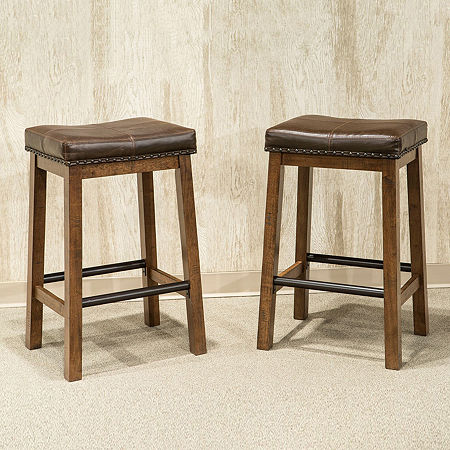 Click here for Taos 24 Stool - Set of 2  One Size  Brown prices