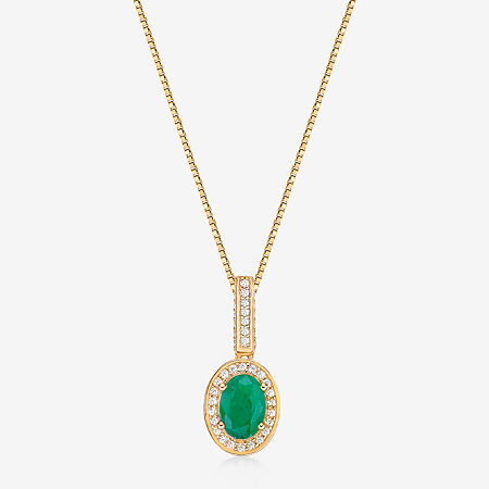 Click here for Womens 1/4 CT. T.W. Genuine Green Emerald 10K Gold... prices