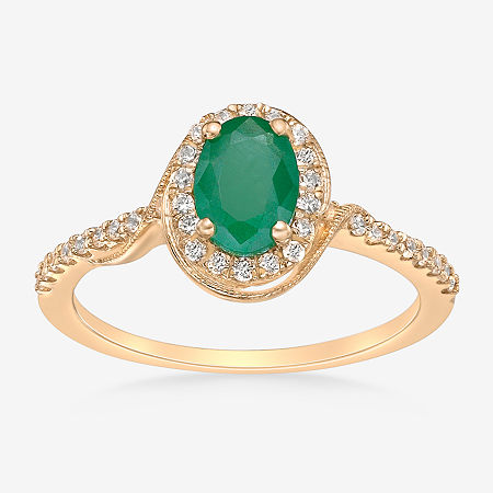Click here for Womens 1/4 CT. T.W. Genuine Green Emerald 10K Gold... prices
