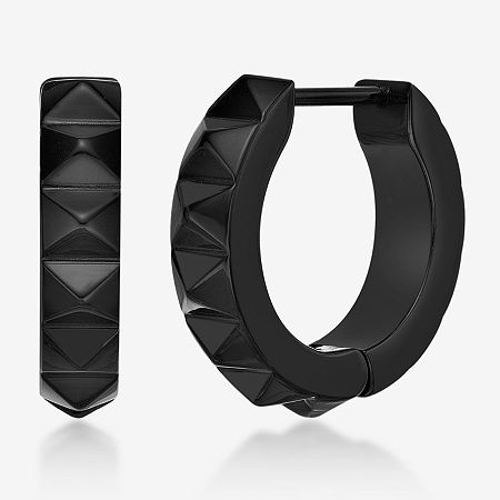 Click here for Mens Stainless Steel 15mm Hoop Earrings  One Size... prices