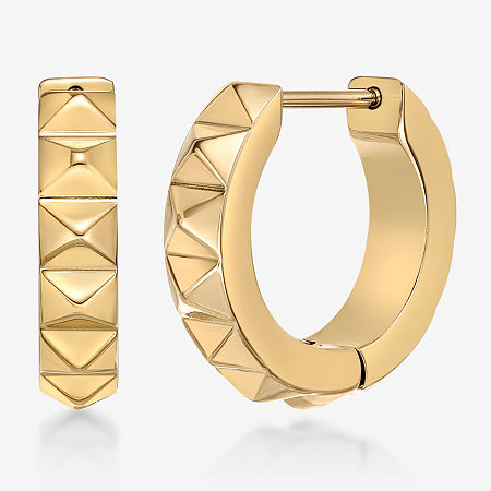 Click here for Mens Stainless Steel 15mm Hoop Earrings  One Size... prices