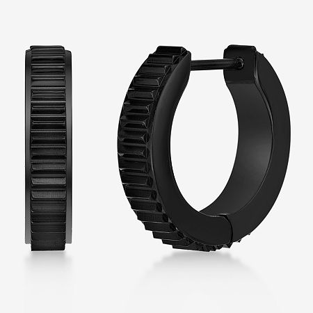 Click here for Mens Stainless Steel 16mm Hoop Earrings  One Size... prices