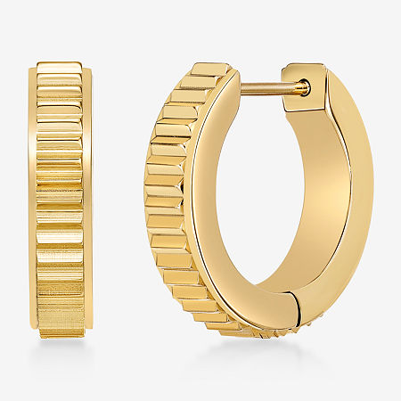 Click here for Mens Stainless Steel 16mm Hoop Earrings  One Size... prices