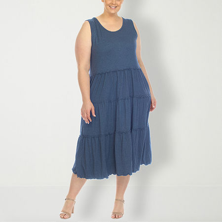 Click here for White Mark Womens Sleeveless Midi Maxi Dress Plus... prices