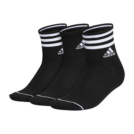 Click here for adidas Womens 3 Pair Quarter Ankle Socks  5-10  Bl... prices