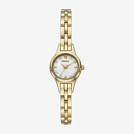 Click here for Geneva Womens Crystal Accent Gold Tone Bracelet Wa... prices