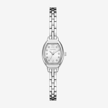 Click here for Geneva Womens Crystal Accent Silver Tone Bracelet... prices
