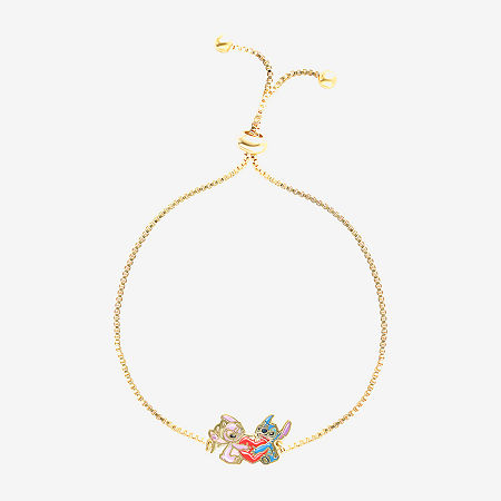 Click here for Disney Classics Womens Pink Crystal 18K Gold Over... prices