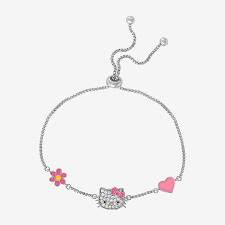 Click here for Womens Cubic Zirconia Flower Heart Hello Kitty Bol... prices