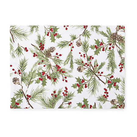 Click here for North Pole Trading Co. Holly Berry Placemat  One S... prices