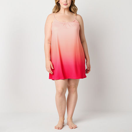 Click here for Ambrielle Womens Plus Sleeveless Chemise  2x  Pink prices