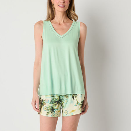 Click here for Liz Claiborne Womens V-Neck Sleeveless 2-pc. Pajam... prices