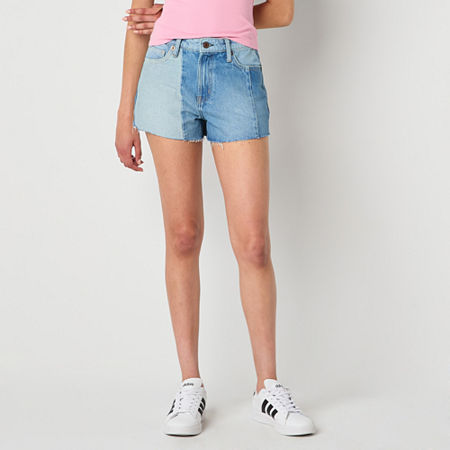 Click here for Arizona Womens High Rise Juniors Denim Short  0  B... prices