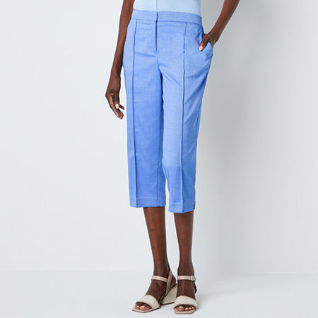 Click here for Liz Claiborne Womens Straight Mid Rise Cropped Pan... prices