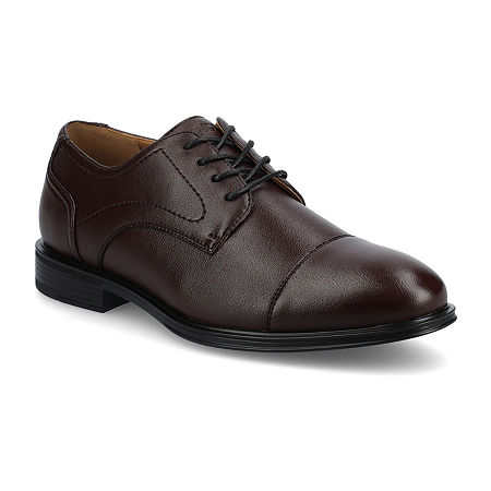 Vance Co. Mens Alec Flexible Oxford Dress Shoe - Oxblood