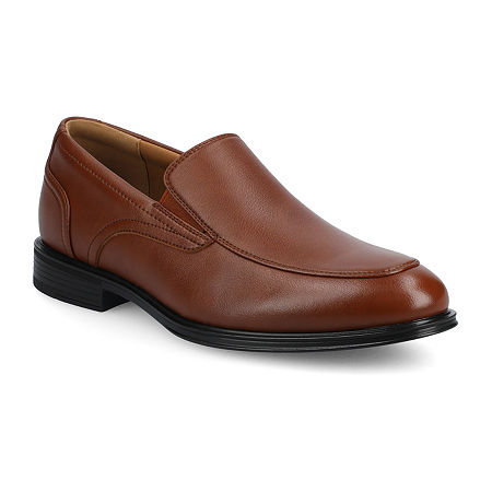 Vance Co. Mens Emilio Comfort Dress Loafers - Brown