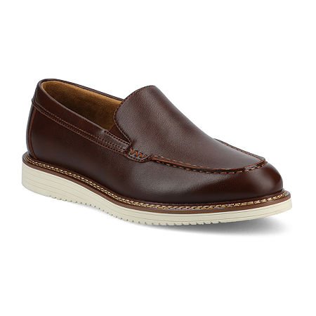 Vance Co. Mens ONeal Comfort Loafer Dress Shoe - Mahogany
