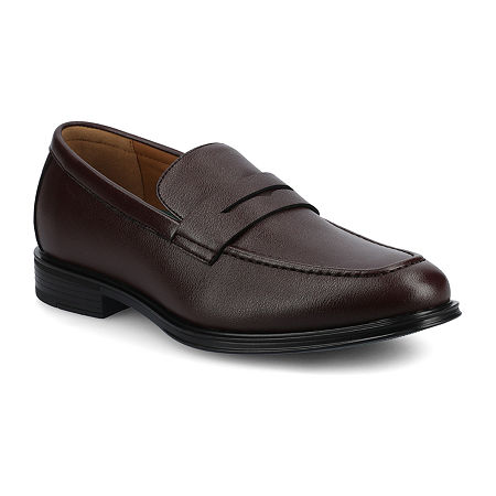 Vance Co. Mens Phineas Comfort Penny Loafer Dress Shoe - Oxblood