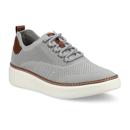 Vance Co. Mens Norris Comfort Casual Knit Sneakers - Grey