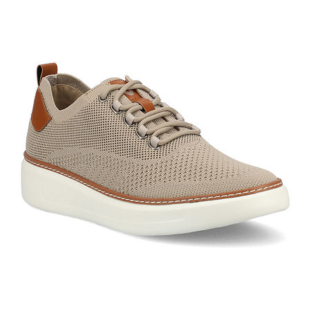 Vance Co. Mens Norris Comfort Casual Knit Sneakers - Taupe
