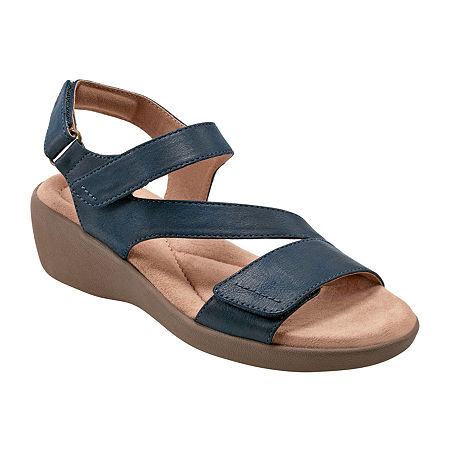 Click here for Easy Spirit Womens Kimberly Strappy Low Wedge Sand... prices