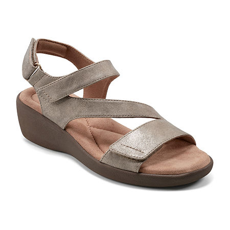 Click here for Easy Spirit Womens Kimberly Strappy Low Wedge Sand... prices