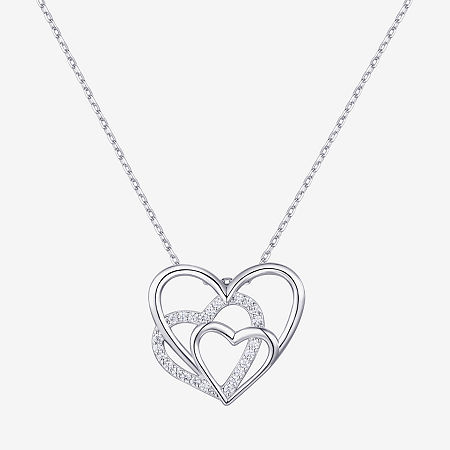 Click here for Diamonart Womens White Cubic Zirconia Sterling Sil... prices