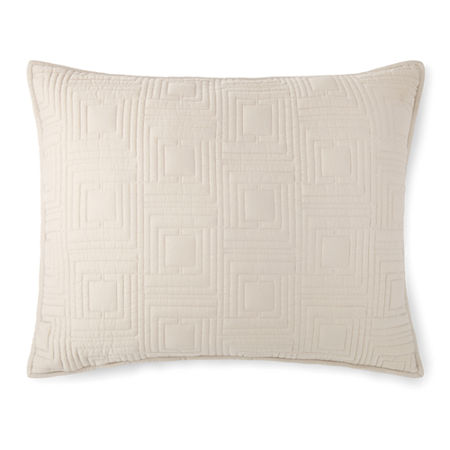 Click here for Liz Claiborne Camille Pillow Sham  One Size  Beige prices