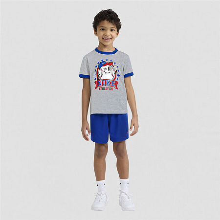 Click here for Nike Little Boys 2-pc. Short Set  6  Blue prices