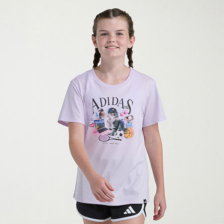 Click here for Girls (7-16) adidas(R) Short Sleeve Sporty Tee prices