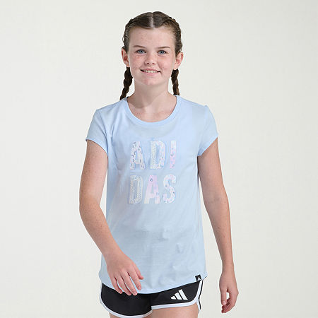 Click here for Girls (7-16) adidas(R) Cheetah Short Sleeve Graphi... prices