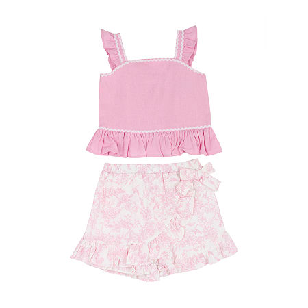 Click here for Rare Editions Toddler Girls 2-pc. Skort Set  5t  P... prices