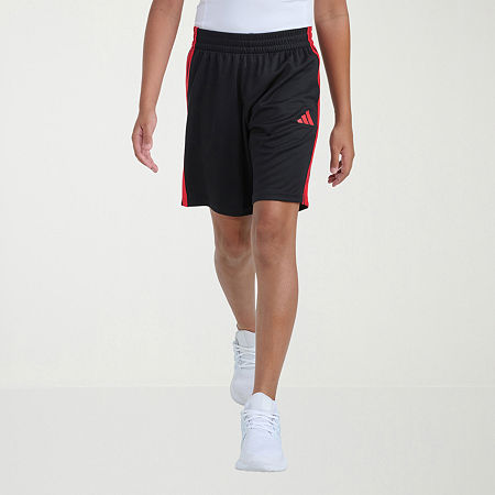 adidas Big Kid Boys Mid Rise Pull-On Short  Small (8)  Black