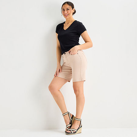 Click here for Liz Claiborne Lana Womens Tall Denim Short  10 Tal... prices