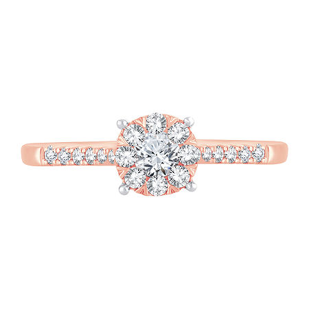 Click here for Womens 1/3 CT. T.W. Natural White Diamond 10K Rose... prices