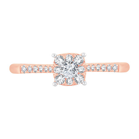 Click here for Womens 1/3 CT. T.W. Natural White Diamond 10K Rose... prices