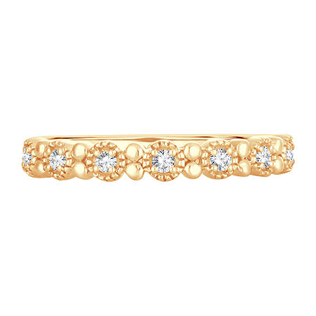 Click here for Womens 1/10 CT. T.W. Natural White Diamond 10K Gol... prices