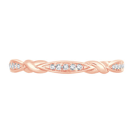 Click here for Womens Diamond Accent Natural White Diamond 10K Ro... prices