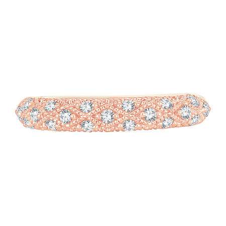 Click here for Womens 1/4 CT. T.W. Natural White Diamond 10K Rose... prices