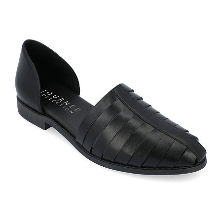 Click here for Journee Collection Anyah Womens Pointed Ballet Fla... prices
