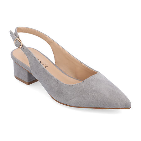 Click here for Journee Collection Womens Sylvia Block Heel Slingb... prices