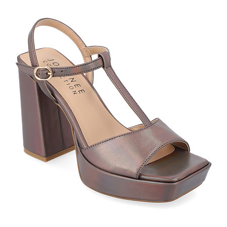 Click here for Journee Collection Womens Parson Heeled Sandals  8... prices