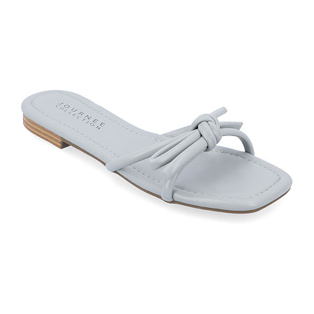 Click here for Journee Collection Womens Soma Flat Sandals  7 Med... prices