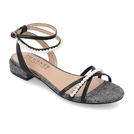 Click here for Journee Collection Womens Tulsi Ankle Strap Flat S... prices
