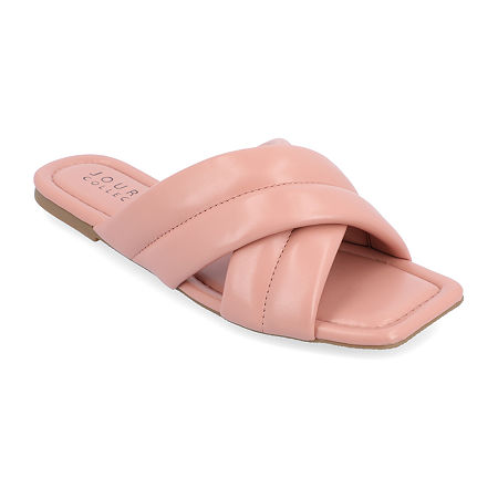 Click here for Journee Collection Womens Divyah Crisscross Puff F... prices