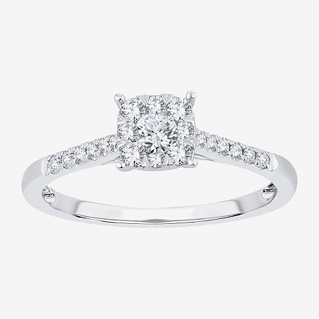 Click here for Womens 1/3 CT. T.W. Natural White Diamond 10K Whit... prices