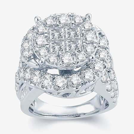 Click here for 5 CT.T.W. Natural Diamond 14K White Gold Engagemen... prices