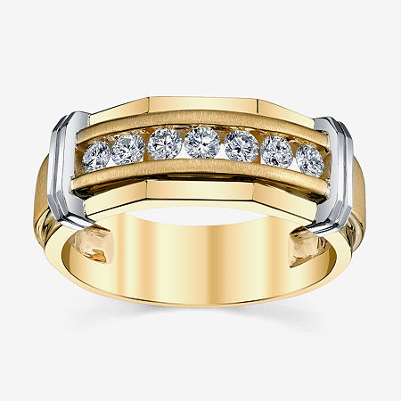 Click here for Mens 7.5MM 1/4 CT. T.W. Natural White Diamond 10K... prices